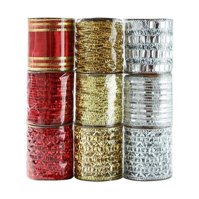 Cina Nastro di filo MSD 63mm per la decorazione delle vacanze regalo imballaggio roll/set Festival Celebrate in vendita