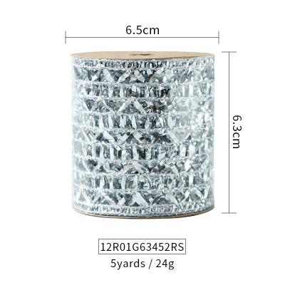 中国 MSD 63mm ワイヤエッジ リボン 祝日飾り ギフト 梱包 ロール/セット 祭り 祝い 販売のため