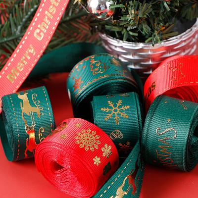 Cina Nastro MSD con logo in foglio oro stampato in 3D Nastro per decorazioni natalizie e imballaggi per regali Perfetto in vendita