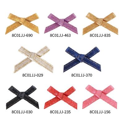 China MSD lint handgemaakt 2,1 cm klein GlitterTwist stropdassen voor snoep pakket cadeaubon decoratie Te koop