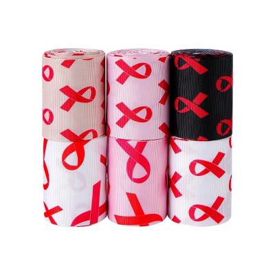 Cina Nastro a colori solidi per regalo 100% poliestere 6,3 cm Larghezza 196 colori in vendita