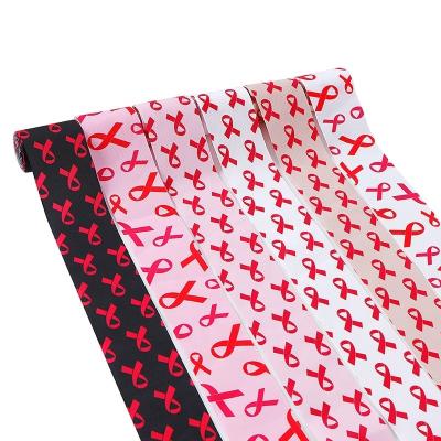 Cina Nastro a colori solidi per regalo 100% poliestere 6,3 cm Larghezza 196 colori in vendita