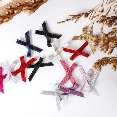 China MSD lint handgemaakt 2,1 cm klein GlitterTwist stropdassen voor snoep pakket cadeaubon decoratie Te koop