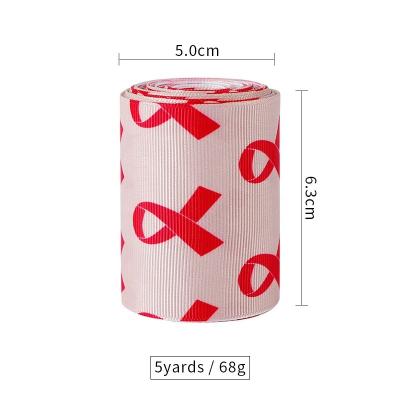 Cina Nastro a colori solidi per regalo 100% poliestere 6,3 cm Larghezza 196 colori in vendita