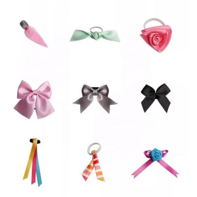 China Customized Gift Decoration Ribbons Bows Satin Grosgrain for Bottles Gift Packing for sale