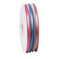 China MSD Polyester Satin Ribbon Double Face Single Face Width 3/16 100% Polyester Direct for sale