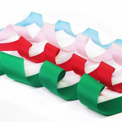 China Double Face Woven Ribbon Polyester Cotton Ribbon with Samples for sale
