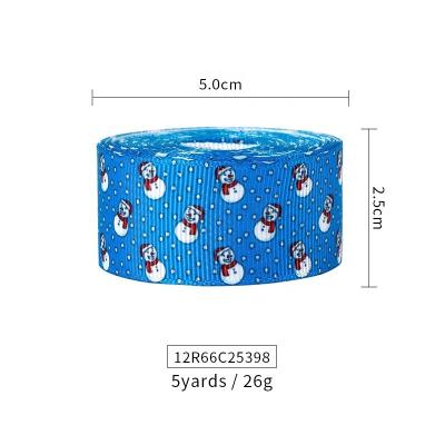 China OEM ODM Ondersteund 25mm 100 Yards Thermal Transfer Printed Ribbon voor Kerstverpakking Te koop