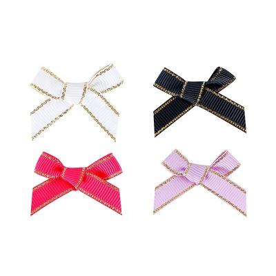 Cina Nastro grosso fatto a mano con bordo dorato Arco personalizzato 4 colori personalizzabili in vendita
