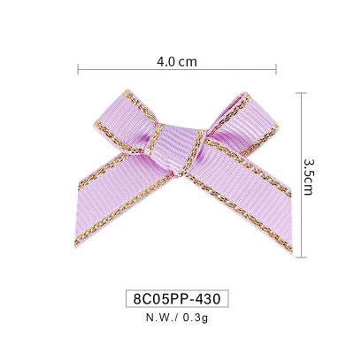 Cina Nastro grosso fatto a mano con bordo dorato Arco personalizzato 4 colori personalizzabili in vendita