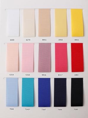 Cina 10-1500mm Cut Edge Grosgrain Ribbon per personalizzazione e lavabile in vendita