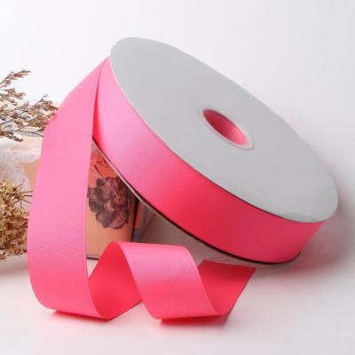 Cina MSD Custom 100% Polyester Grosgrain Ribbon per festeggiamento di vacanza e imballaggio di bouquet in vendita