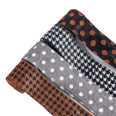 Cina Nastro di tessuto MSD Burlap Nastro di bordo cablato per supporto alla decorazione artigianale OEM ODM stampato in vendita