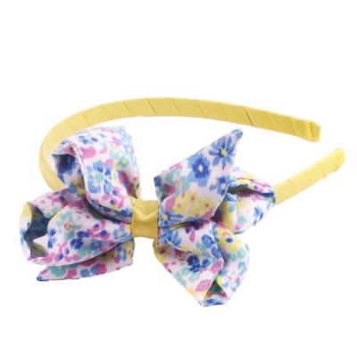 China 2019 Newest Design Fancy Polyester Hairbands for Children Alligator Clips Included for sale
