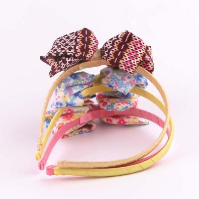 China 2019 Newest Design Fancy Polyester Hairbands for Children Alligator Clips Included for sale