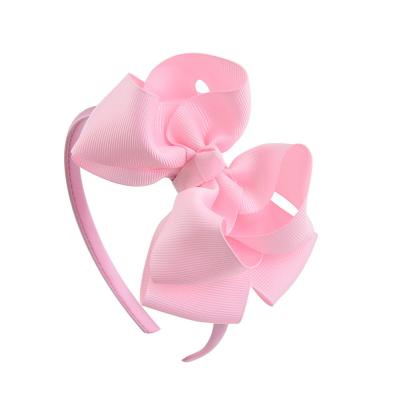 Cina Ultimo Disegno Puro Fatto a Mano Nastro Verde Fiore Fascia Per Bambini Accettabile OEM in vendita