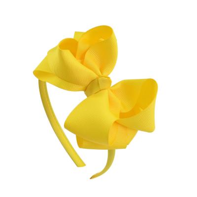 Cina Ultimo Disegno Puro Fatto a Mano Nastro Verde Fiore Fascia Per Bambini Accettabile OEM in vendita