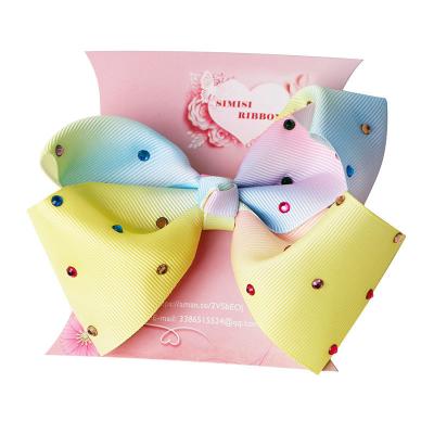 Cina Dimensioni personalizzate Big Hair Archi Jojo Arco con clip Decorazione di capelli di ragazza alla moda in vendita