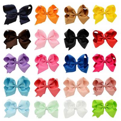 Cina Custom 8 pollici Bambini Griffe Capelli Nastro Arco Capelli con clip ed efficienza in vendita