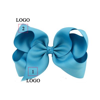 Cina Custom 8 pollici Bambini Griffe Capelli Nastro Arco Capelli con clip ed efficienza in vendita