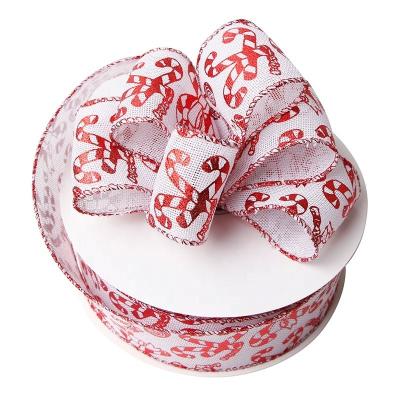China Lente de doces de Natal de fita de fita de fita de fita sustentável e festivo à venda