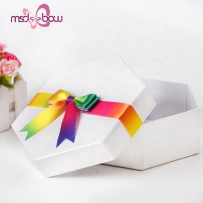 China MSD Custom Ready Made Gift Box Wrap Ribbon Bows Floral Style for Occasion of Gift Wrapping for sale