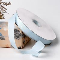 China Custom Grosgrain Ribbon 19mm in Solid Blue for Personalization for sale