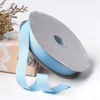 China Custom Grosgrain Ribbon 19mm in Solid Blue for Personalization for sale