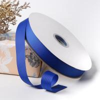 China Custom Grosgrain Ribbon 19mm in Solid Blue for Personalization for sale