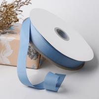 China Custom Grosgrain Ribbon 19mm in Solid Blue for Personalization for sale