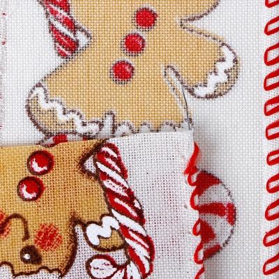 China Gedrukt draadgordel van borstelband voor kerstversiering en -verpakking door MSD Ribbons Te koop
