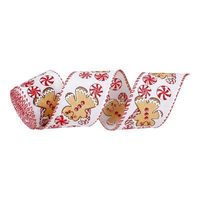 China Gedrukt draadgordel van borstelband voor kerstversiering en -verpakking door MSD Ribbons Te koop