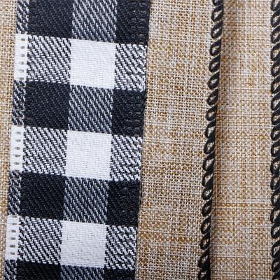 China 35cm*90cm Handgefertigt Großer Schal-Plaid-Bogen für Herbst Weihnachten Thanksgiving Krans Geschenk zu verkaufen