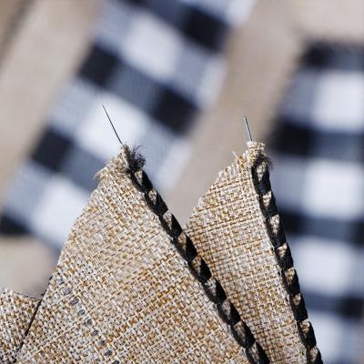 China 35cm*90cm Handgefertigt Großer Schal-Plaid-Bogen für Herbst Weihnachten Thanksgiving Krans Geschenk zu verkaufen