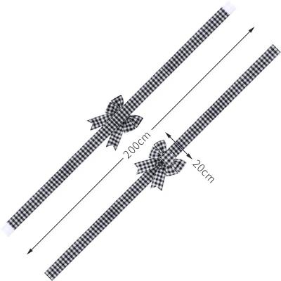 China Large Kitchen Ribbon Bow Decor Xmas Party Cabinet Arcos para Decoração de Portas de Natal à venda