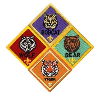 China De stok krimpt Bewijs 3D Padvinder Eenvormig Rank Patches For BSA Te koop