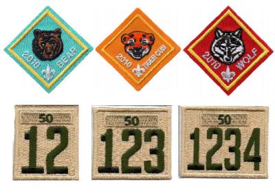 Cina Boy scout Patch Environmental Protection di colore di Pantone del bordo di Merrow in vendita