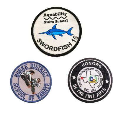 Cina Uniforme scolastico Logo Patches della saia in vendita