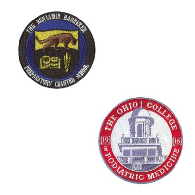 Cina Uniforme scolastico Logo Patches della saia in vendita