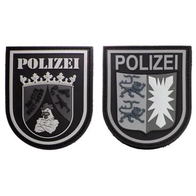 China Kundenspezifischer Polizei-einheitlicher Flecken-selbstklebender Ausweis des Baumwollfaden-3D zu verkaufen