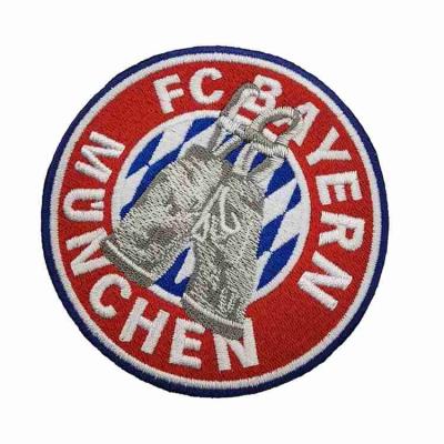 China Selbstklebender prägeartiger Fußball-Team Iron On Patches Washable-Baumwollfaden zu verkaufen