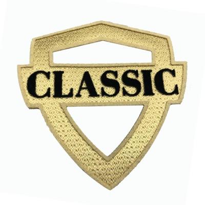 China Dreieck formen 3.5cm Stickerei-Eisen auf Baseball-Flecken für Uniformen zu verkaufen