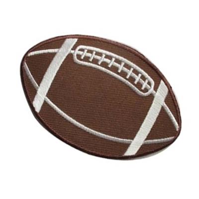 Cina Ferro liscio del NFL di rugby di struttura sulle toppe con il bordo del ricamo in vendita