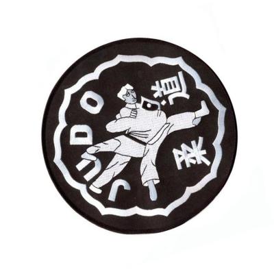 Cina Poliestere 49mm Logo Embroidery Patch in vendita