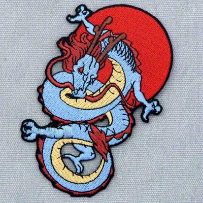 Cina Protezione ricamata lavabile di Dragon Patch With Iron On della macchina in vendita