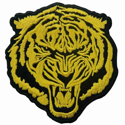 Cina Ferro di Farbric Tiger Patch Embroidered Animal Patch sopra per le maglie dei jeans in vendita