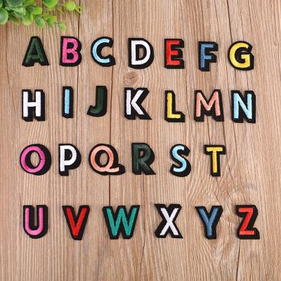 China A - Englisches Alphabet Z stickte Eisen auf Flecken für Kleidung zu verkaufen