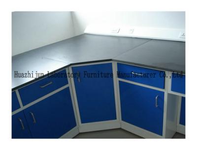 China Multi Color Chemistry Lab Furniture , Hanging Type Wall Lab Bench Furniture for sale