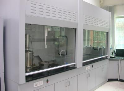 China Laboratory Ventilation PP Fume Hood 1.2 / 1.8 / 1.5x0.8x2.35m Size Chemical Resistant for sale