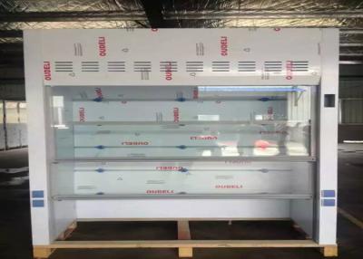 China Ductless PP Laboratory Fume Cupboards 0.5m/s Air Velocity With Sink / Faucet for sale